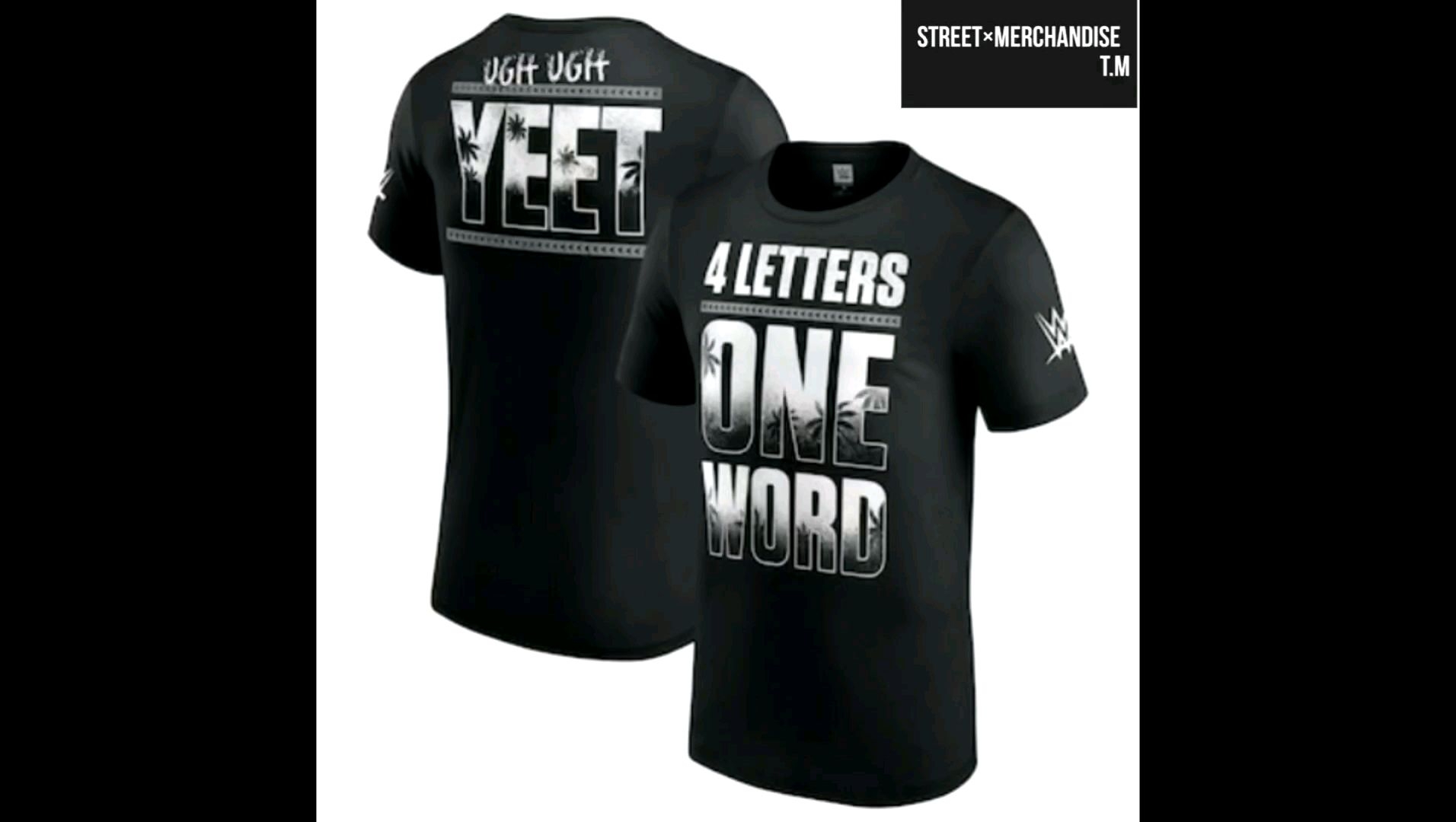 Wwe Superstar Jay Uso Four Letter One Word Yeet Tshirt Men | Daraz.com.np