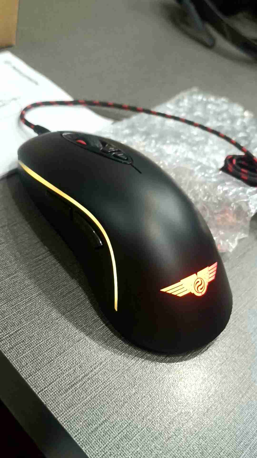 Newmen GX1 Gaming Mouse RGB 4000 DPI USB Braided wire mouse 7 buttons ...