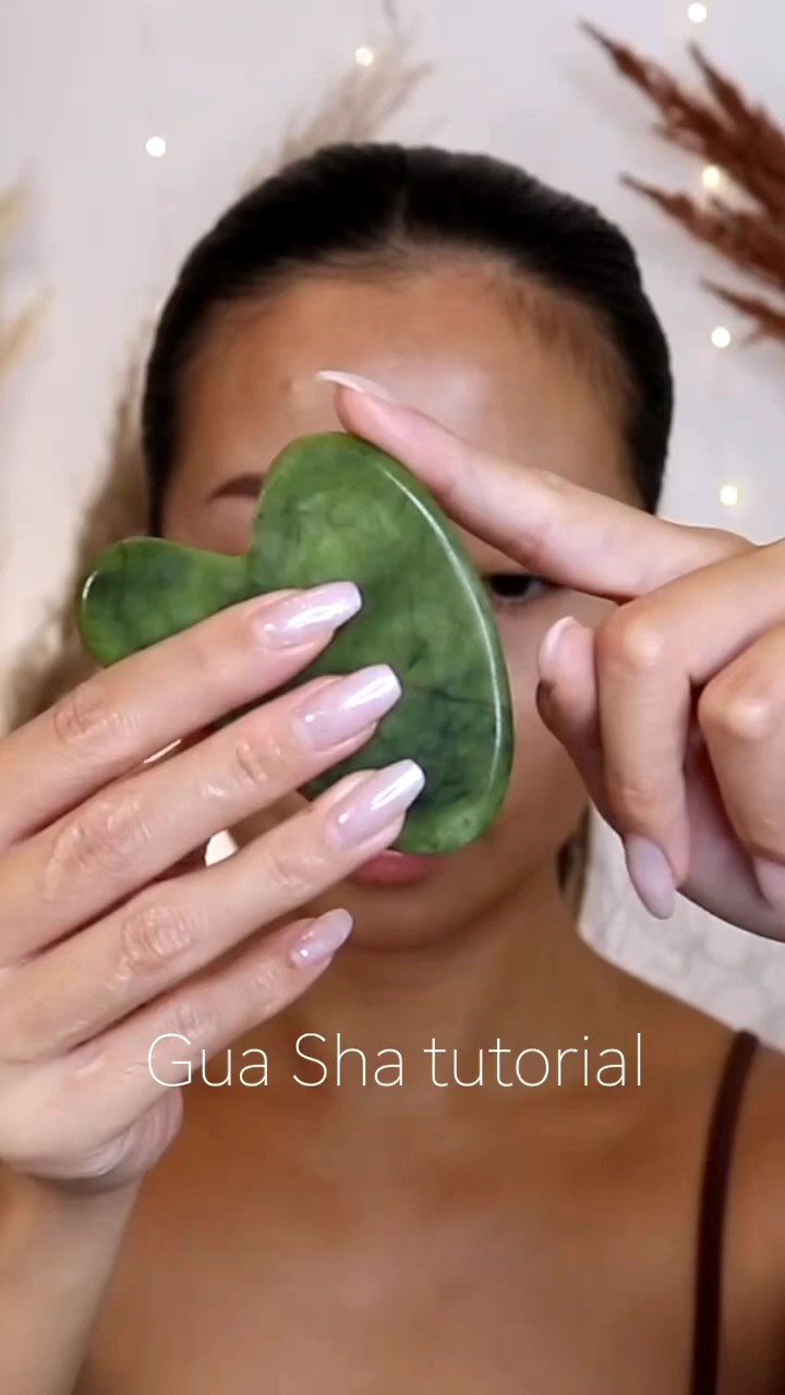 Mtp Natural Jade Gua Sha Stone , Guasha, Gua Sha board for face massage ...