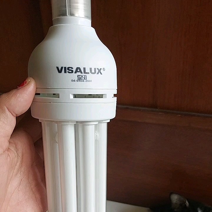 Visalux Lampu PLC Jumbo 45W 4U E27 Cahaya Putih SNI - Lampu Hemat ...