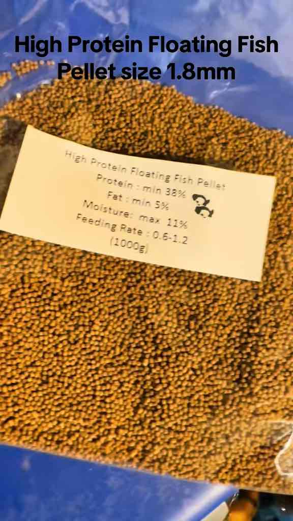 Protein38%-High Protein Floating Fish Pellet 1.8mm Suitable For Red ...