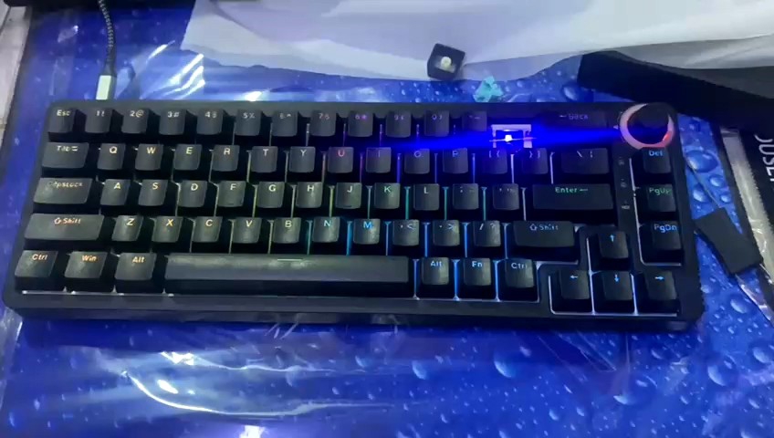 HOMOO KF068 RGB mechanical gaming keyboard blue switch PAK FF | Daraz.pk