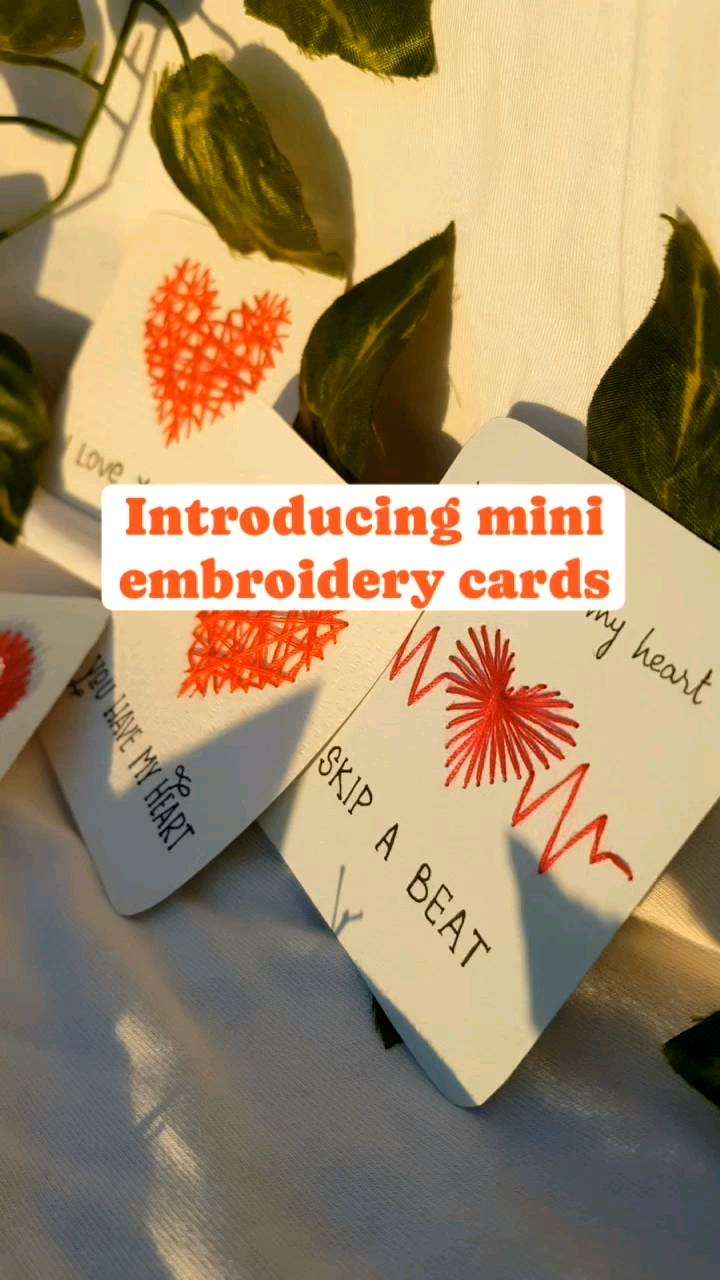 High quality customized Handmade Embroidery Cards perfect to gift to ...