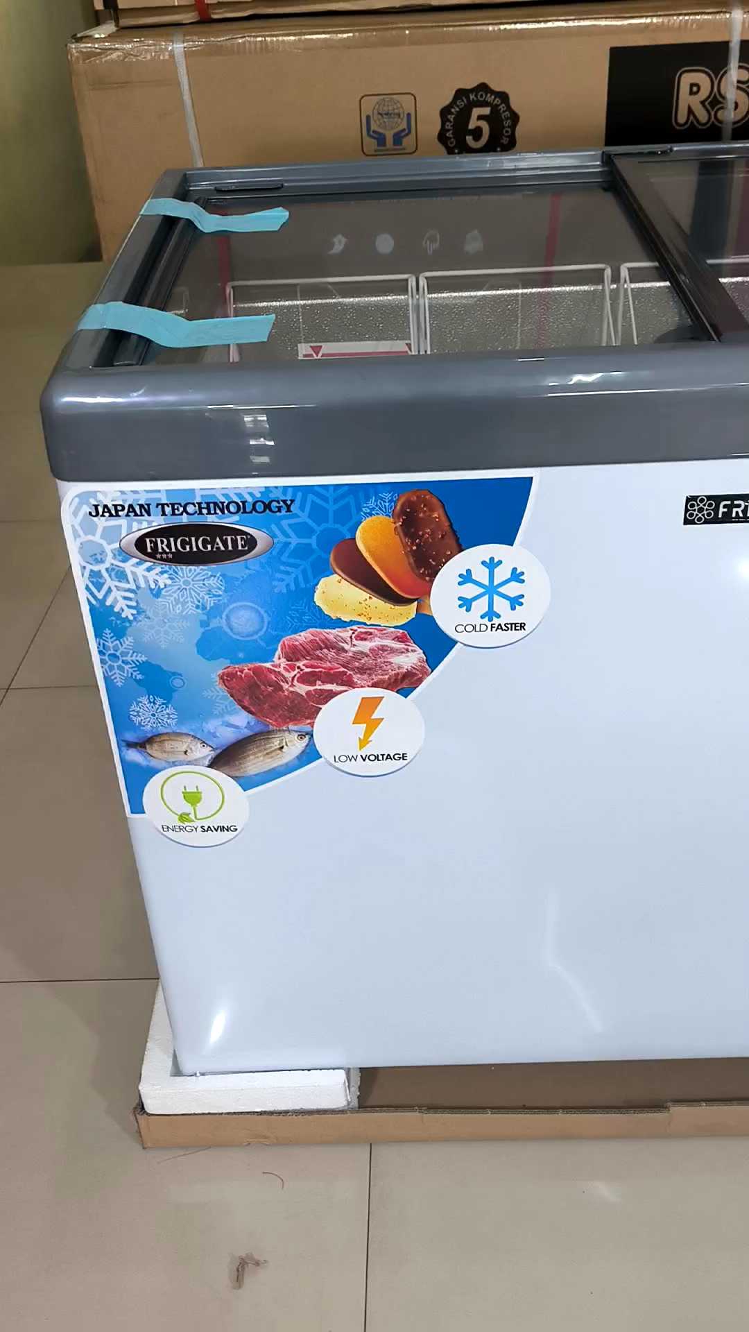 Chest Freezer FRIGIGATE Type F 210 SDF 200 Liter Pembeku Khusus luar ...