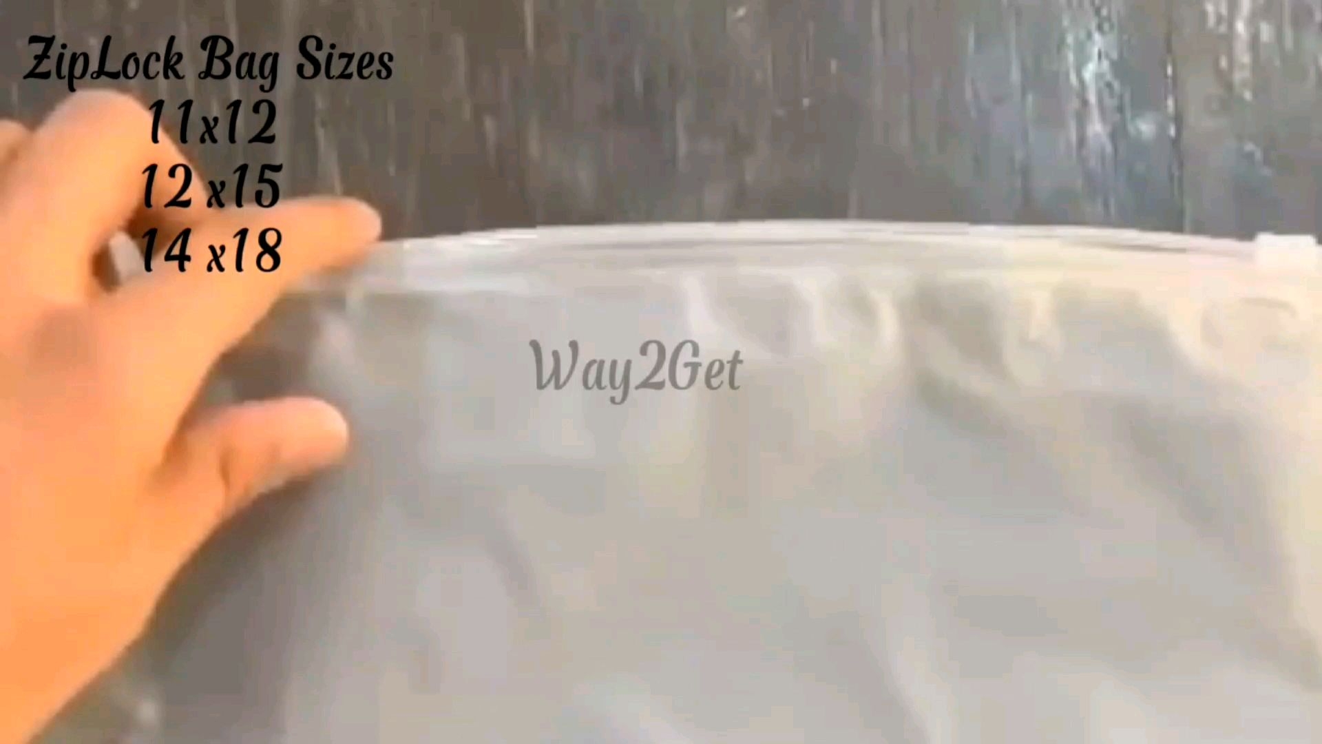 Zip Lock Reusable Size 12 x15 Inches, Frosted Plastic bags – Freezer ...