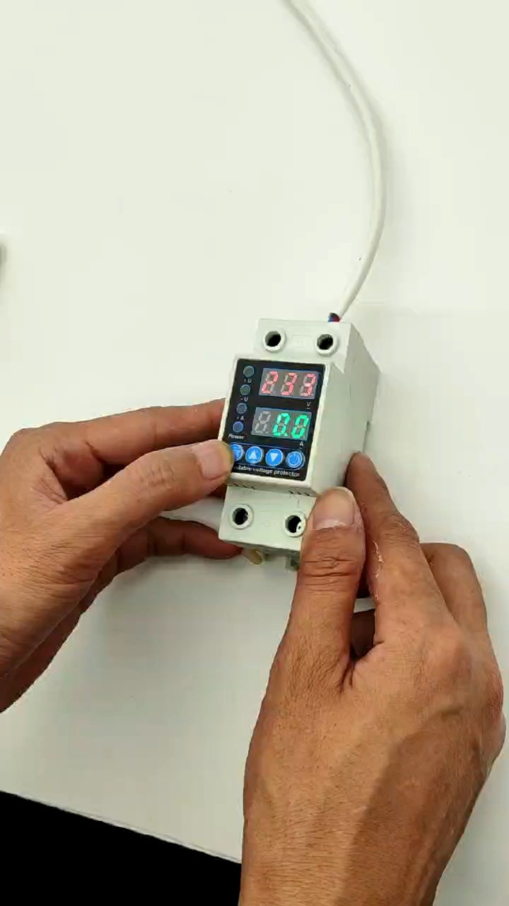 Voltage Protection Relay 63A Voltage Protection Device 63A Din Rail Low ...