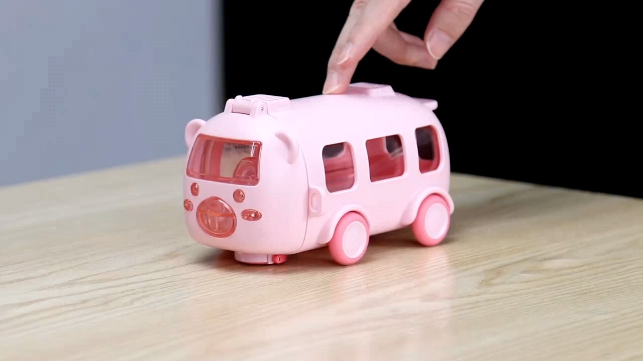 Original Imported CUTE BUS SHAPE WATER BOTTEL for kids Large Capacity ...