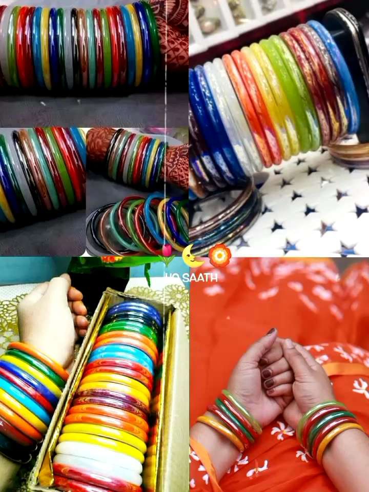 Reshmi kacher churi kachbala for women - 12/24 pcs | Daraz.com.bd