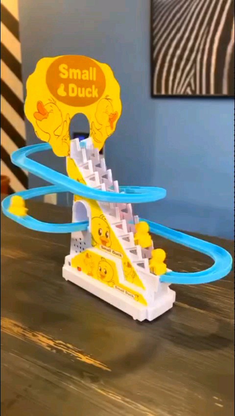 Duck Slide Toy Set,Duck Track Toys for Kids - Small Ducks Stair ...