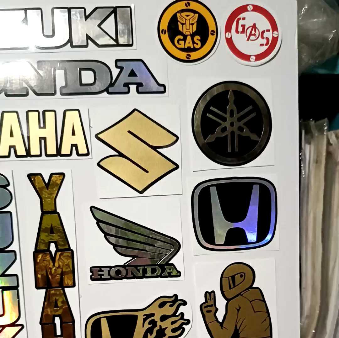 Honda Logo Sticker Decal in Silver, Gold & Hologram | Lazada PH