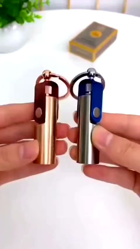 Fire Starter Flint Match Lighter Keychain Camping Emergency Gear ...