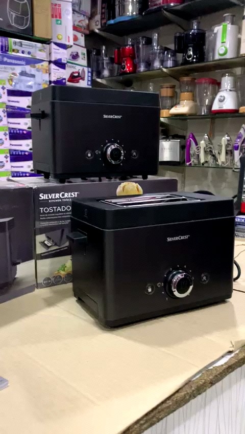 2in1 Bread Toaster and Bun Heating Rack | 850 watt 2-Slice with Reheat ...