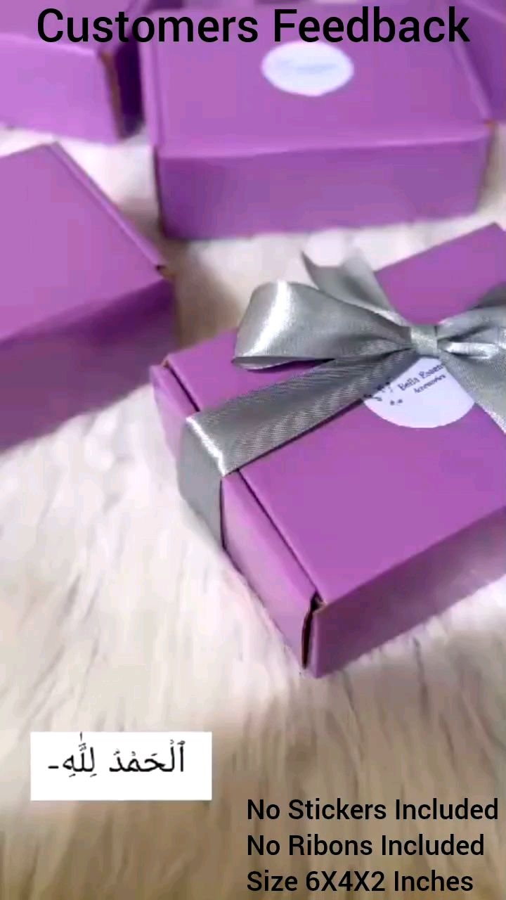 Lilac Purple Boxes Size 6*4*2 inches - Imported 4 Ply Premium Boxes ...