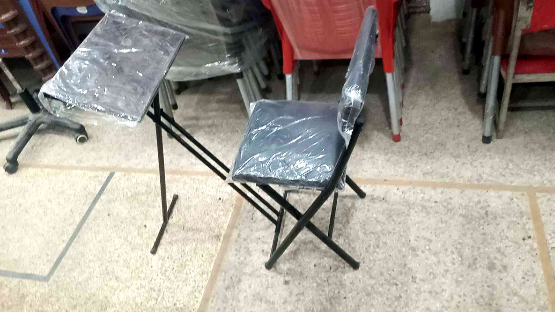 Folding Namaz Chair with Table - Comfortable and Portable Prayer Chair ...