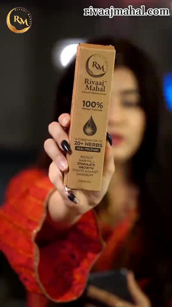 Rivaj Mahal Hair Oil | Herbal Hair Oil | Anti Hair Fall Oil | Natural ...